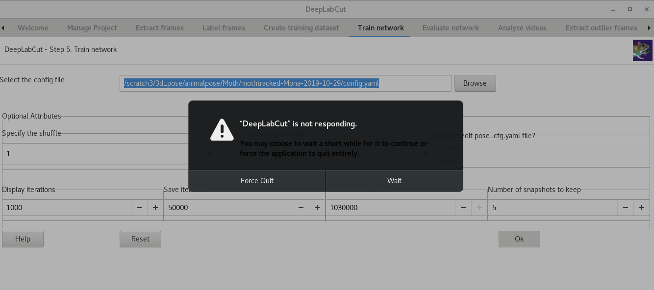 Using my own dataset that has also annotations · Issue #465 · DeepLabCut/DeepLabCut · GitHub