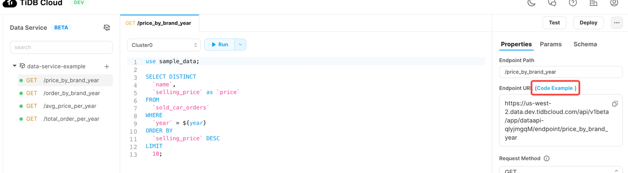 GitHub - HSC721/dataservice