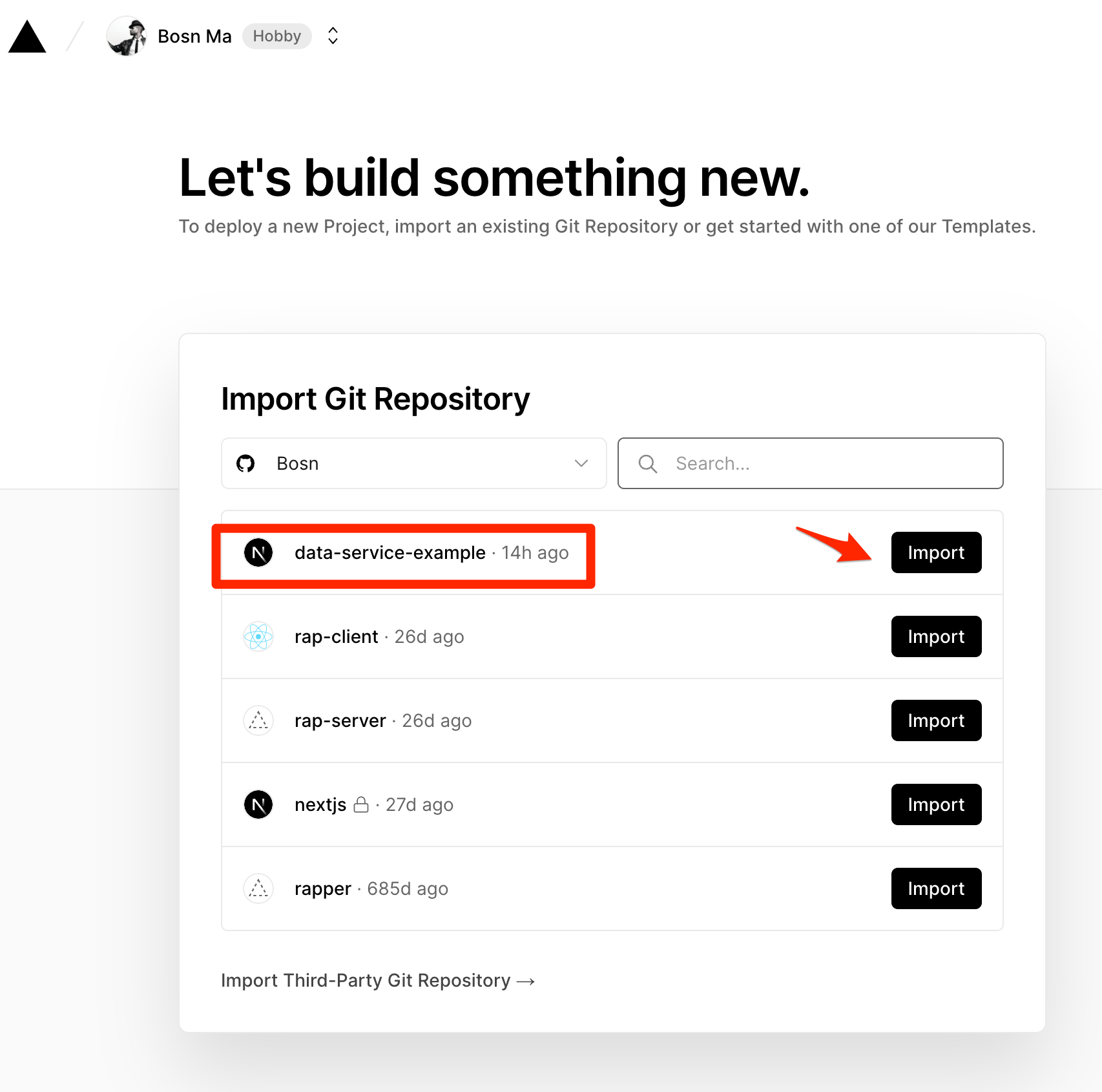 GitHub - HSC721/dataservice