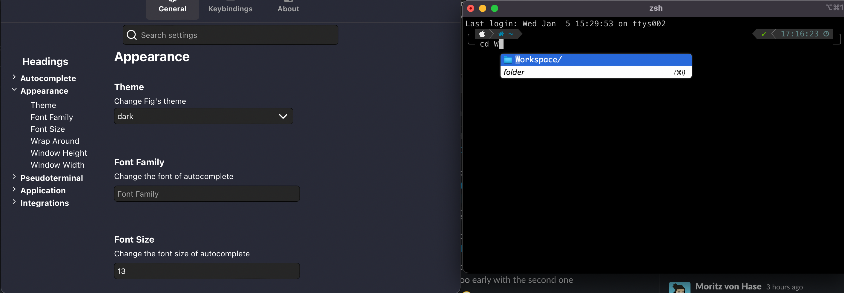 Dark mode issue · Issue #772 · withfig/fig · GitHub