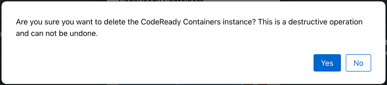 Spike adding a modal dialog option · Issue #130 · crc-org/tray-electron ...