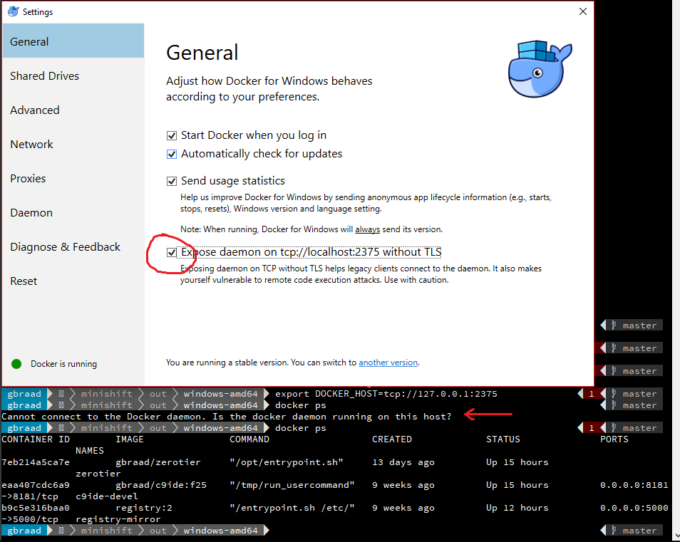 Described how to enable TCP listening for newer versions of Docker fo ... Described how to enable TCP listening for newer versions of Docker fo ...
