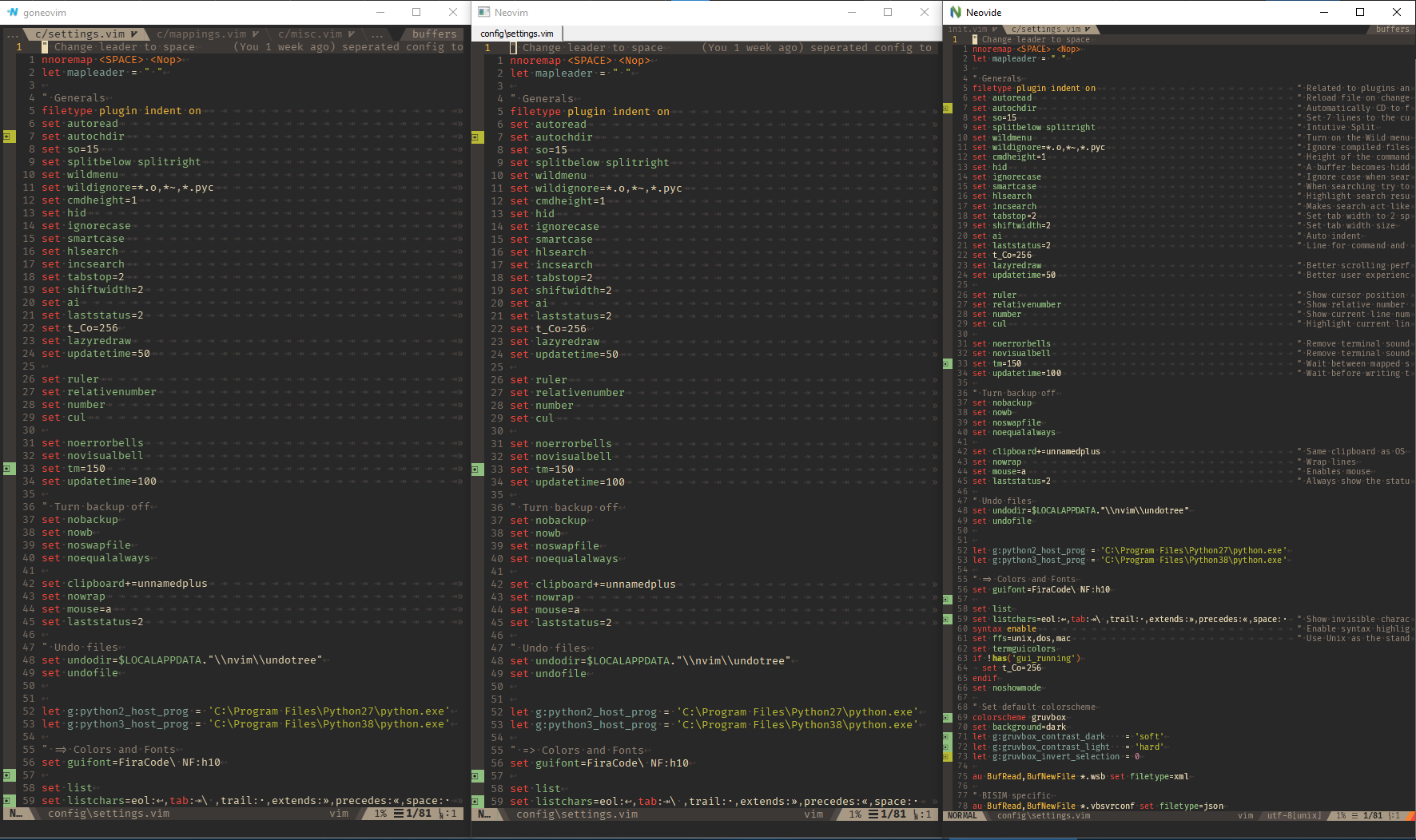 Incosistent font size with other neovim GUIs · Issue #387 · neovide ...