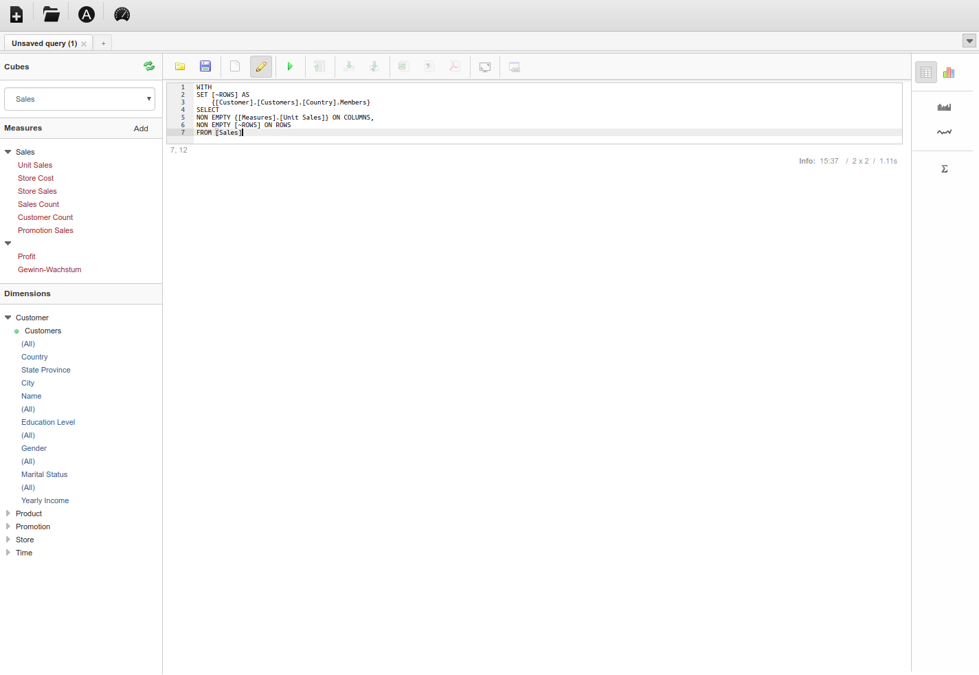 clicking the mdx query button doesn't copy the old query into the window · Issue #617 · OSBI ...