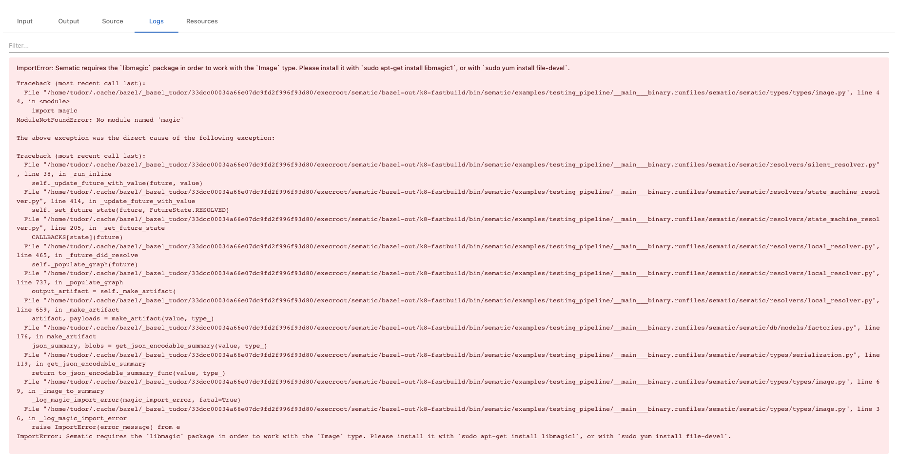 Standardize the logging format and expose the configuration to the user · Issue #267 · sematic ...