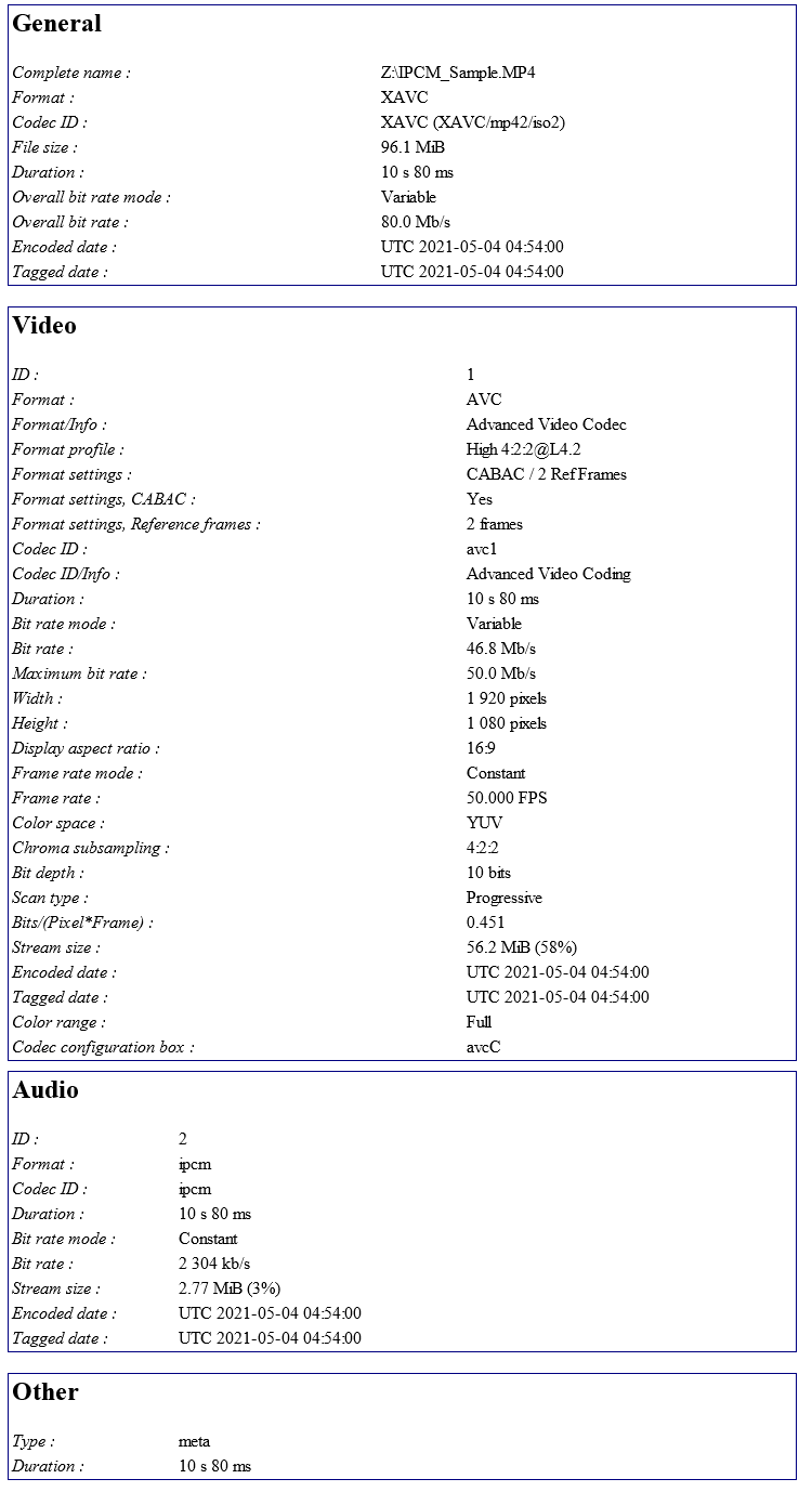 IPCM Not detected as pcm_s24be and decoded accordingly by FFAudioSource · Issue #381 · FFMS ...