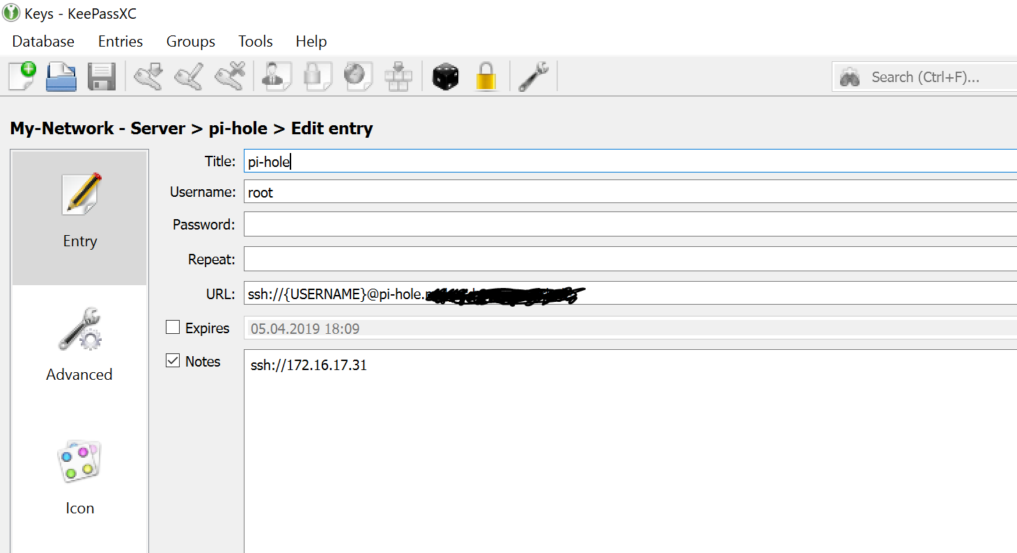 Open terminal for ssh:// urls · Issue #2427 · keepassxreboot/keepassxc · GitHub