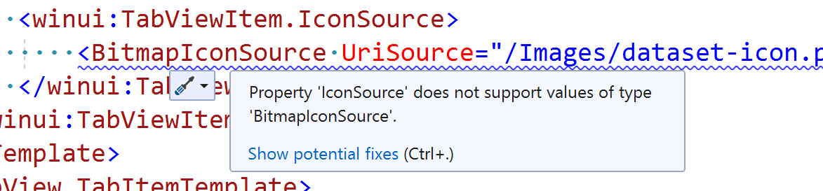 Cannot bind to BitmapIconSource.UriSource in WinUI3 preview3 · Issue ...