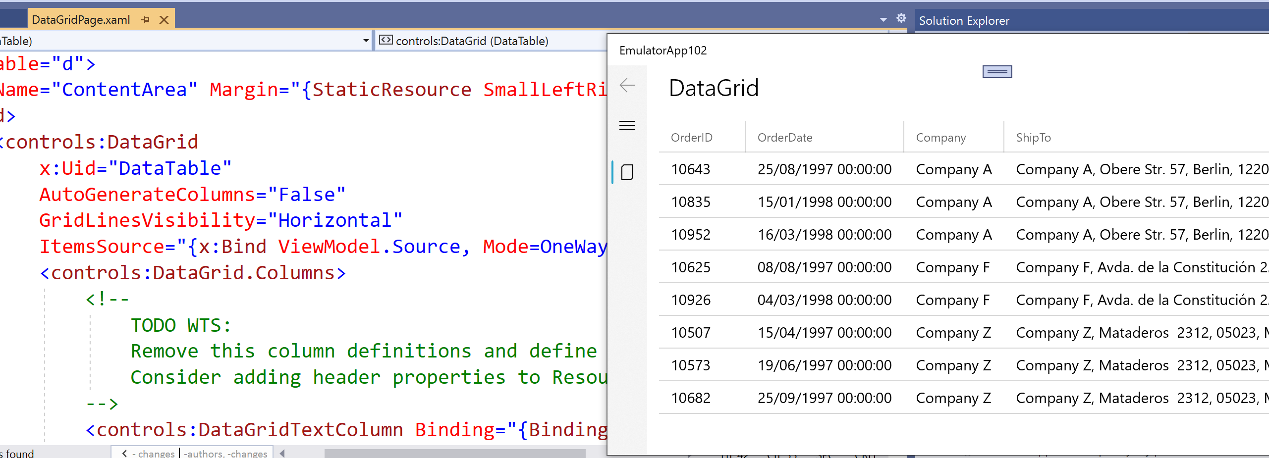 Binding a DataGrid · Issue #428 · MicrosoftDocs/WindowsCommunityToolkitDocs · GitHub