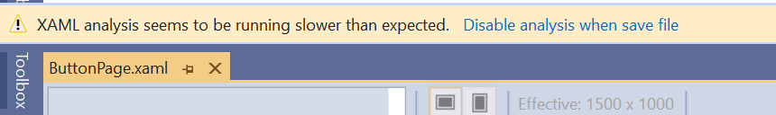 Use an InfoBar to warn about analysis speed concerns · Issue #434 ...