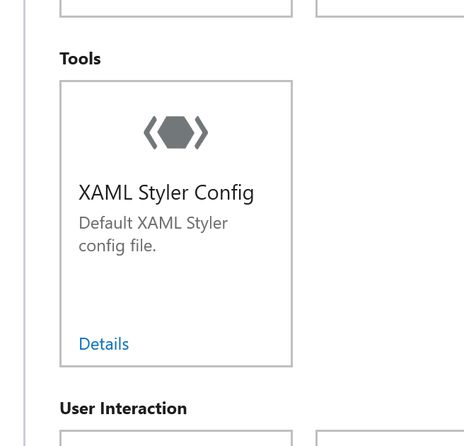 Add option for default XAML Styler config file · Issue #3028 ...