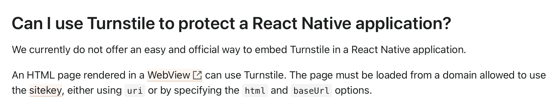 Can Turnstile be implemented into a native iOS/Android app, using a WebView? · Issue #8777 ...