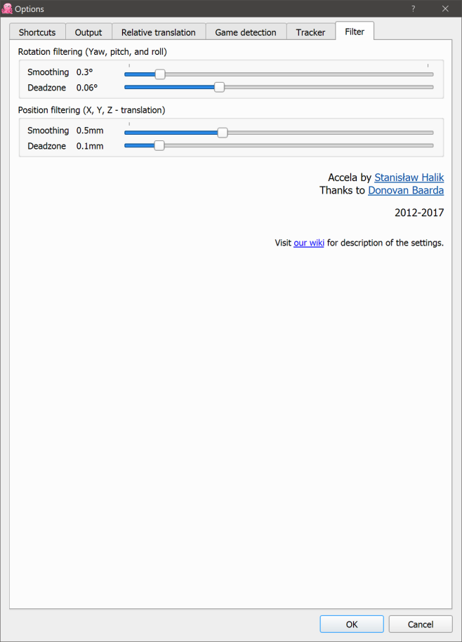 module dialogs are now embedded in the options dialog · opentrack opentrack · Discussion #1393 ...