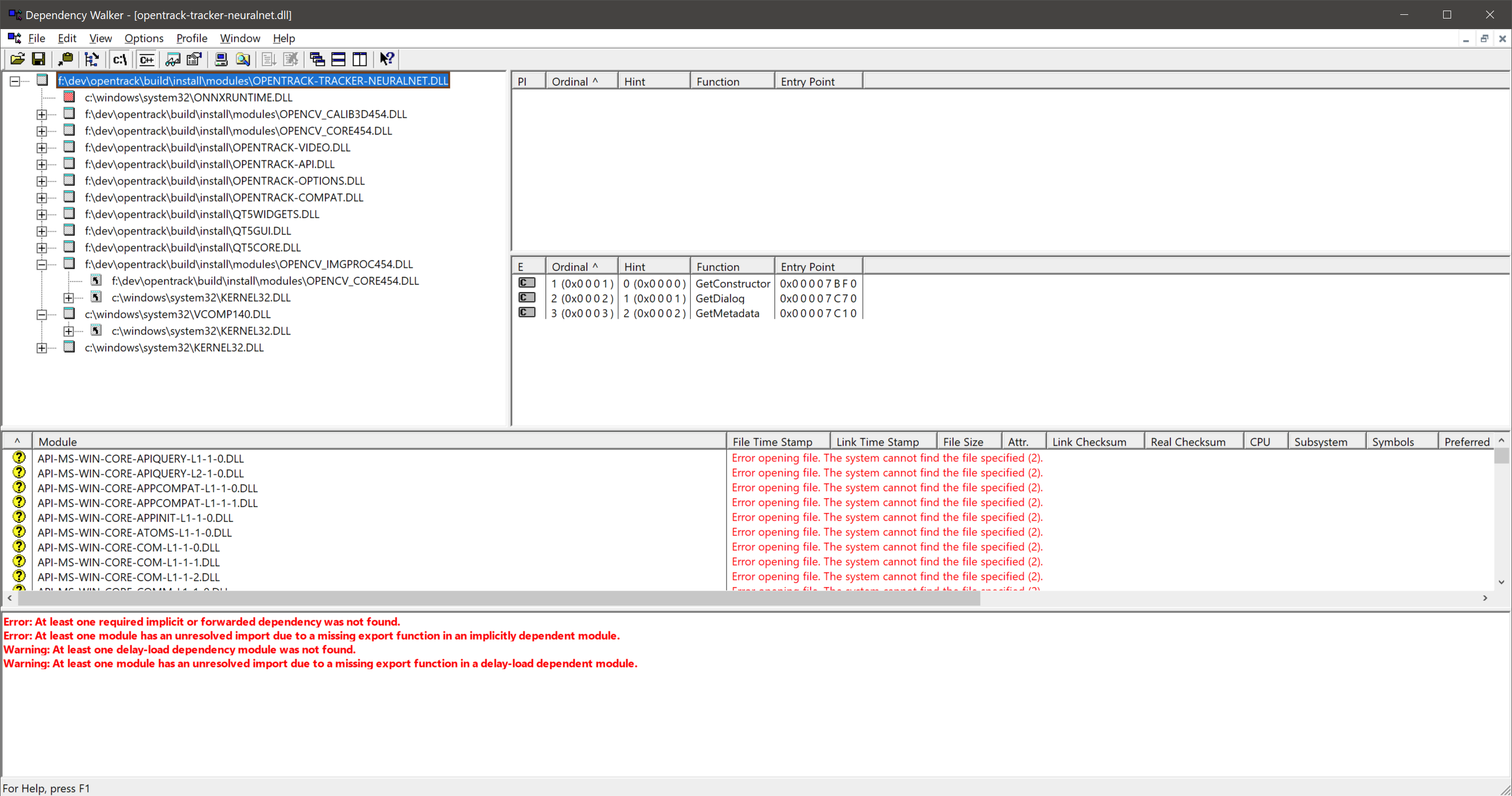 There is no tracker/neuralnet in the list. · Issue #1394 · opentrack/opentrack · GitHub