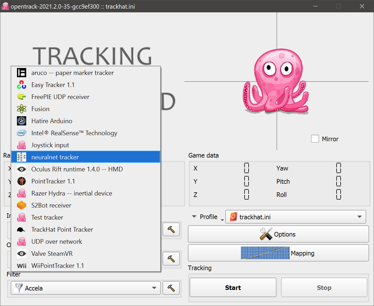 There is no tracker/neuralnet in the list. · Issue #1394 · opentrack/opentrack · GitHub