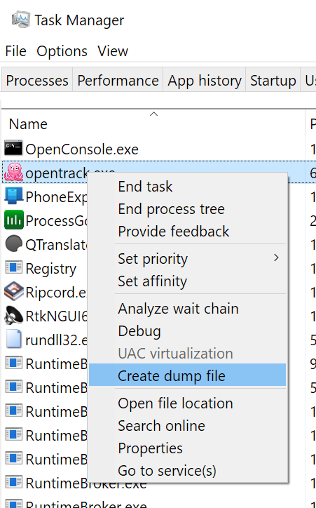 Aruco Tracker settings button crashes program · Issue #1542 · opentrack/opentrack · GitHub