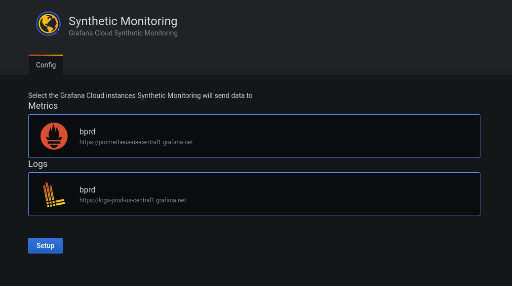 During setup it's not clear that you MUST select instances · Issue #83 · grafana/synthetic ...