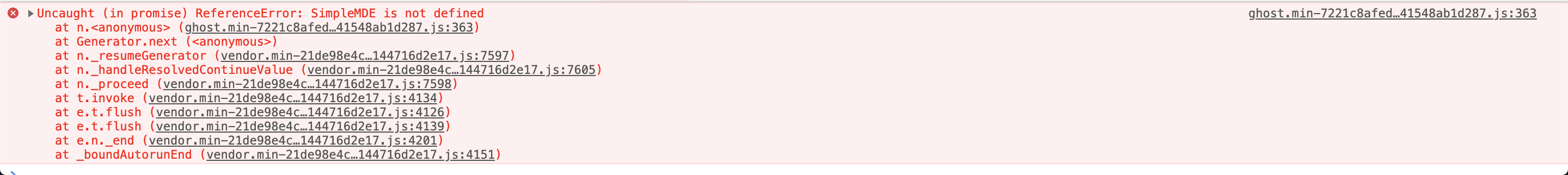 Editor breaks when switching to Markdown mode · Issue #10782 · TryGhost/Ghost · GitHub