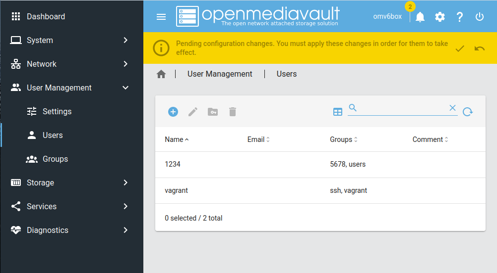 Web GUI cannot recognize User its name is pure number. · Issue #1025 · openmediavault ...