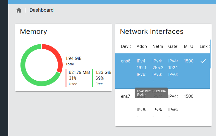 Adjustment of Dashboard Widgets · Issue #1208 · openmediavault/openmediavault · GitHub