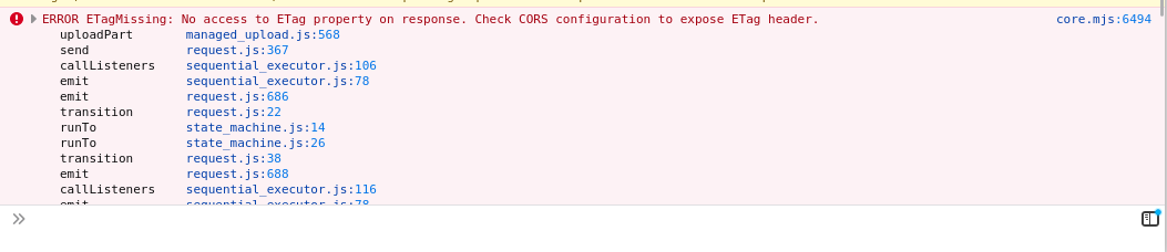 No access to ETag property on response. Check CORS configuration to expose ETag header. · Issue ...