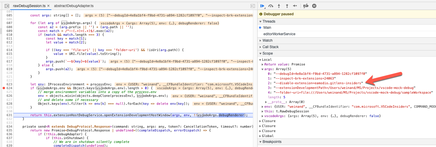 Preserve command line arguments on subsequent windows even when ...