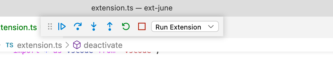 Extension Debugging No Debug Toolbar On Second Start · Issue 127418 · Microsoftvscode · Github