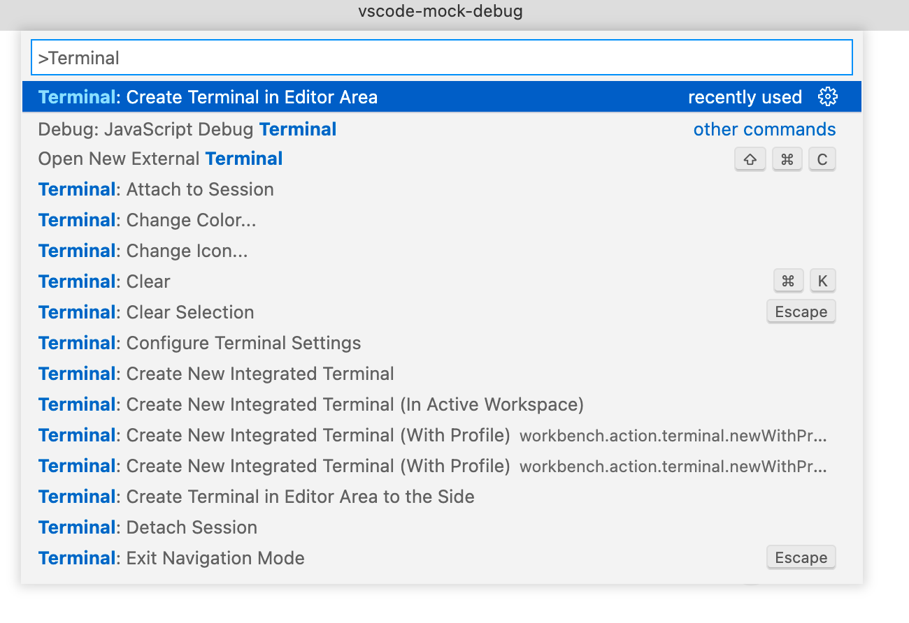 Duplicated "Create Integrated Terminal (With Profile)" commands · Issue ...