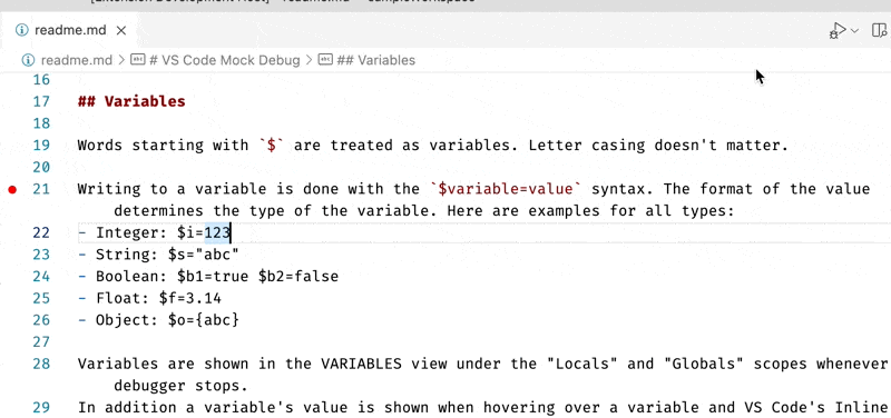 Inlined variable values affect cursor position at debug mode · Issue #139023 · microsoft/vscode ...