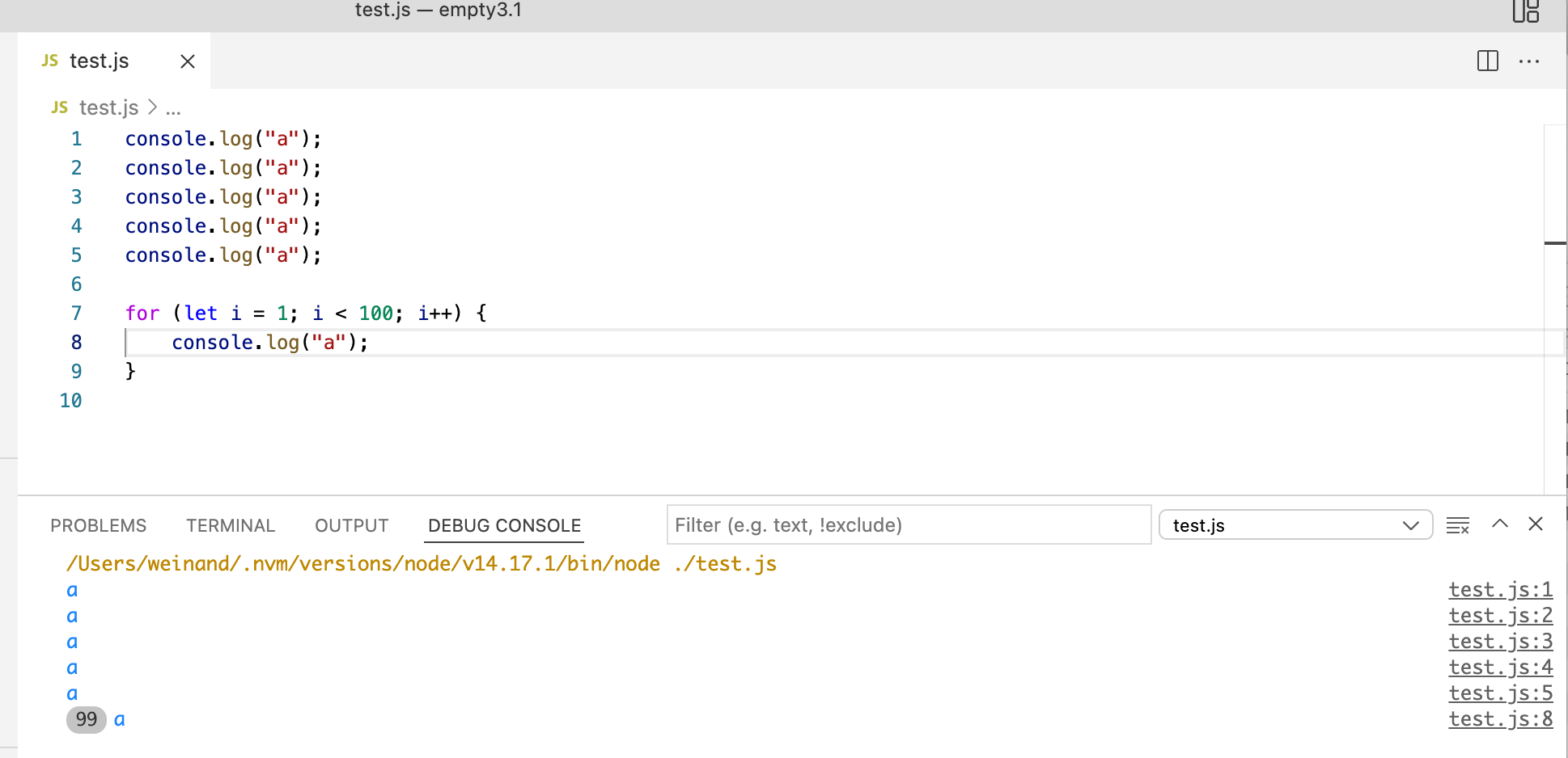 Disable Grouping Of Messages In Debug Console · Issue 141218 · Microsoft Vscode · Github