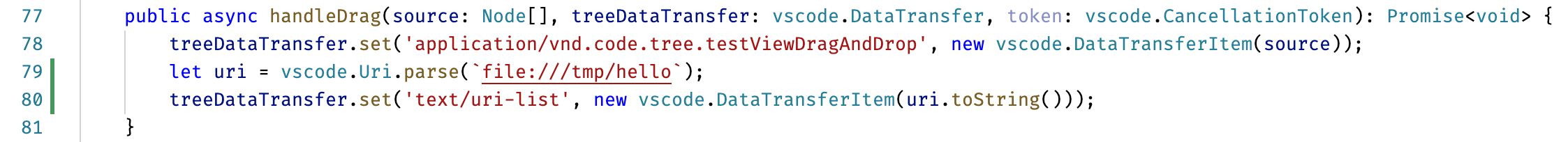 cannot transfer custom data on drag-and-drop · Issue #145757 ...