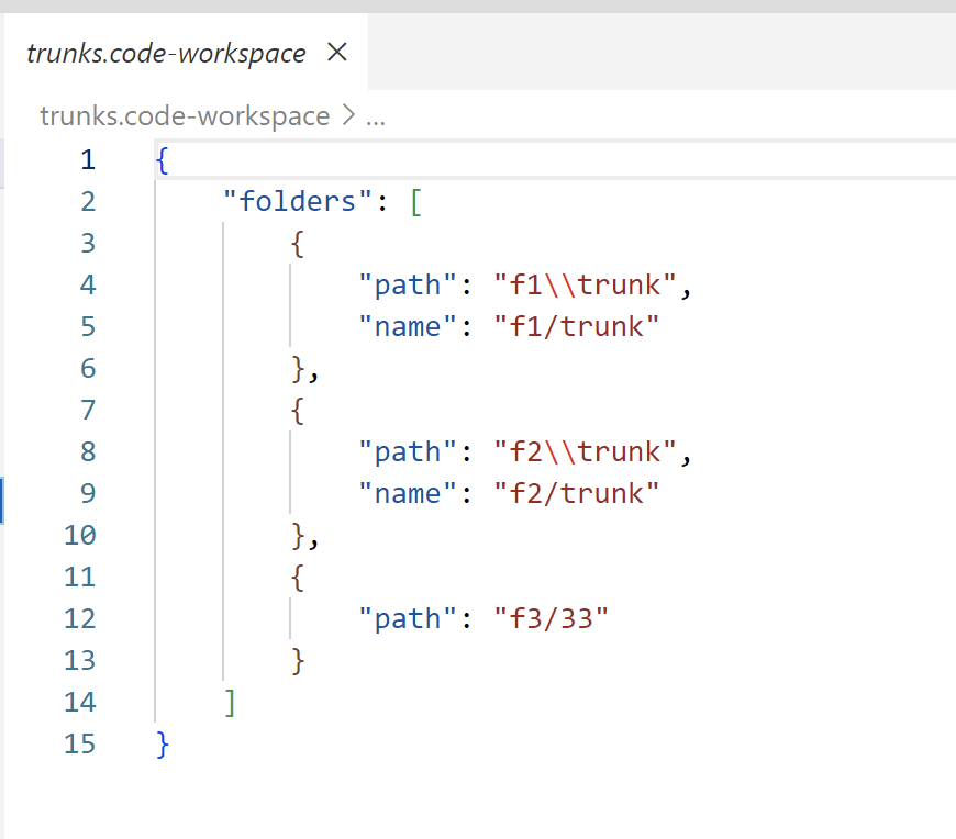 Backslashes In Existing Workspace Paths Are Not Converted · Issue