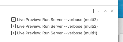 Show root folder names in "Ports" status item · Issue #302 · microsoft/vscode-livepreview · GitHub