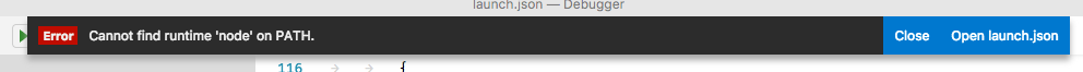 Debugger Gives No Error Message When Node Isnt Installed · Issue 1417 · Microsoftvscode · Github