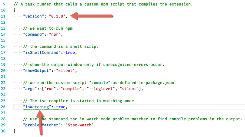 Yeoman Generator Code Generates Old Style Tasksjson With Warning