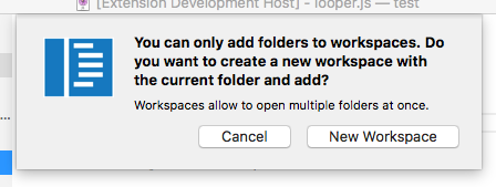 disturbing alert when adding another folder to a workspace · Issue #30854 · microsoft/vscode ...
