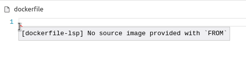 creating an empty dockerfile immediately shows an error · Issue #118 · microsoft/vscode-docker ...
