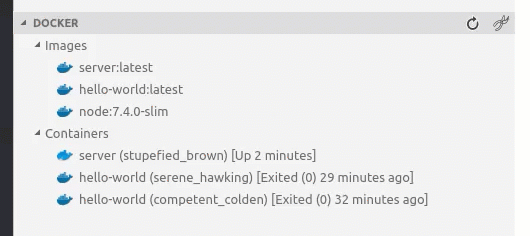 Docker Explorer: selection always resets · Issue #116 · microsoft/vscode-docker · GitHub