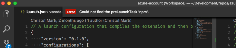 First F5 fails without a problem matcher in tasks.json · Issue #35340 · microsoft/vscode · GitHub
