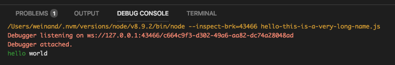 can not output string with color in debug console after update to 1.22.1 · Issue #47457 ...