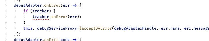 Error squiggly in wrong location · Issue #70465 · microsoft/vscode · GitHub
