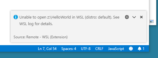 since there is no real "WSL Log", consider to refer to it differently ...