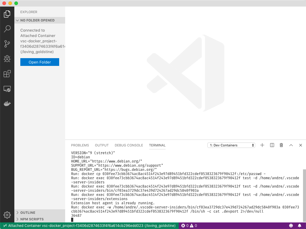 Test Empty Remote Window Shows Explorer And Terminal · Issue 1053 · Microsoftvscode Remote