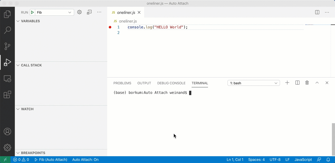 Debug Node Auto Attach is not working · Issue #103373 · microsoft/vscode · GitHub