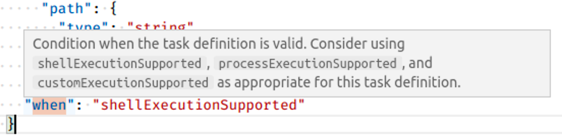 TaskDefinition's "when" clause description wording · Issue #103955 ...
