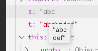 Debugger does not show strings with tabs/newlines etc correctly · Issue #105552 · microsoft ...