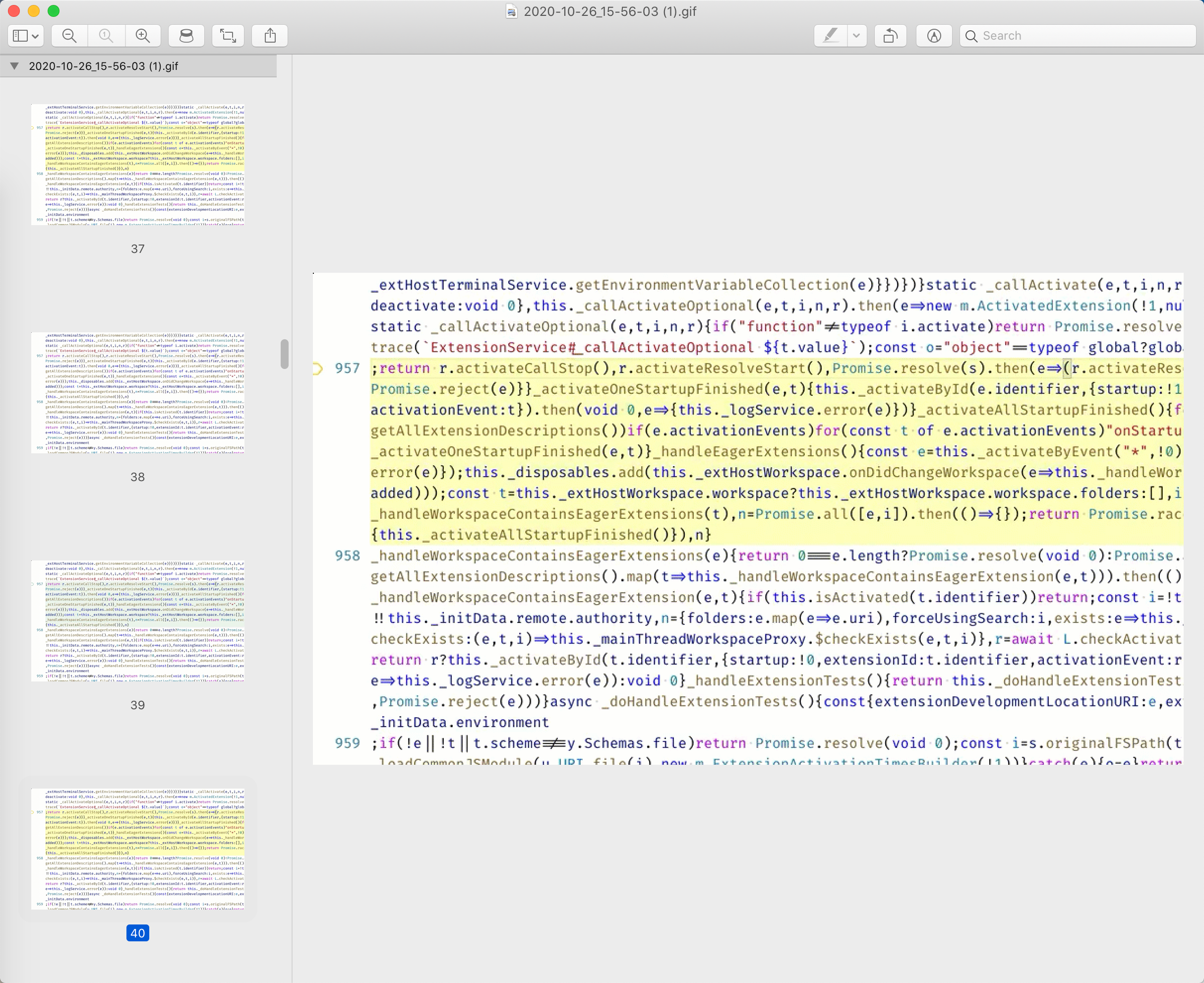 Debug stepping through code briefly shows a green line highlight ...