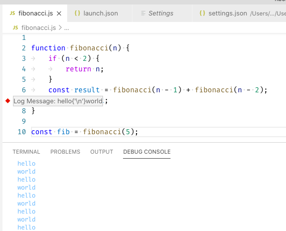 Line Breaks In Logpoints · Issue 105953 · Microsoftvscode · Github