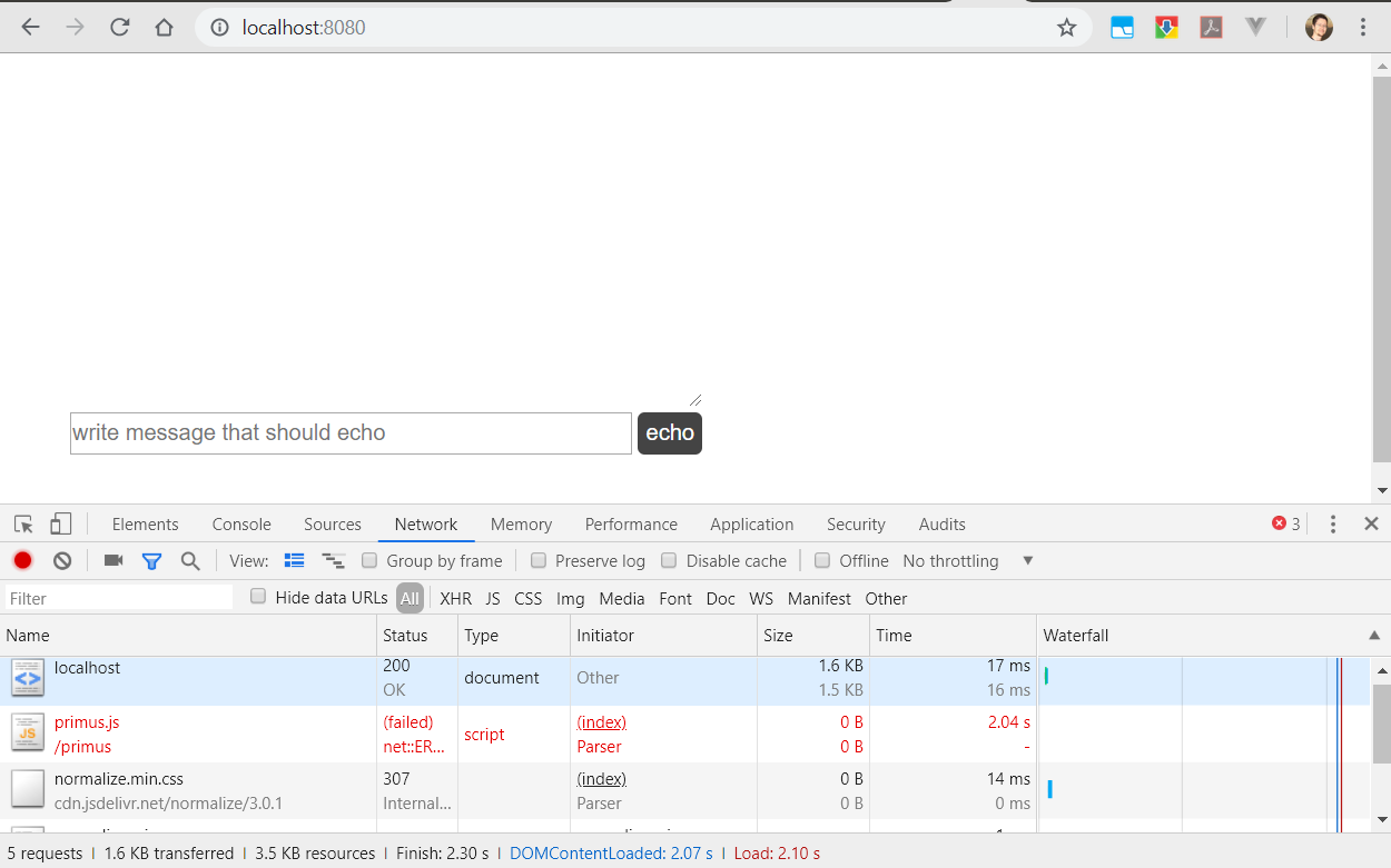 Error: Cannot find module 'eventemitter3' on Windows · Issue #725 · primus/primus · GitHub