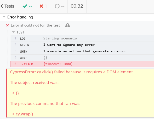 Error Handling Is Not Working · Issue 348 · Badeballcypress Cucumber Preprocessor · Github 